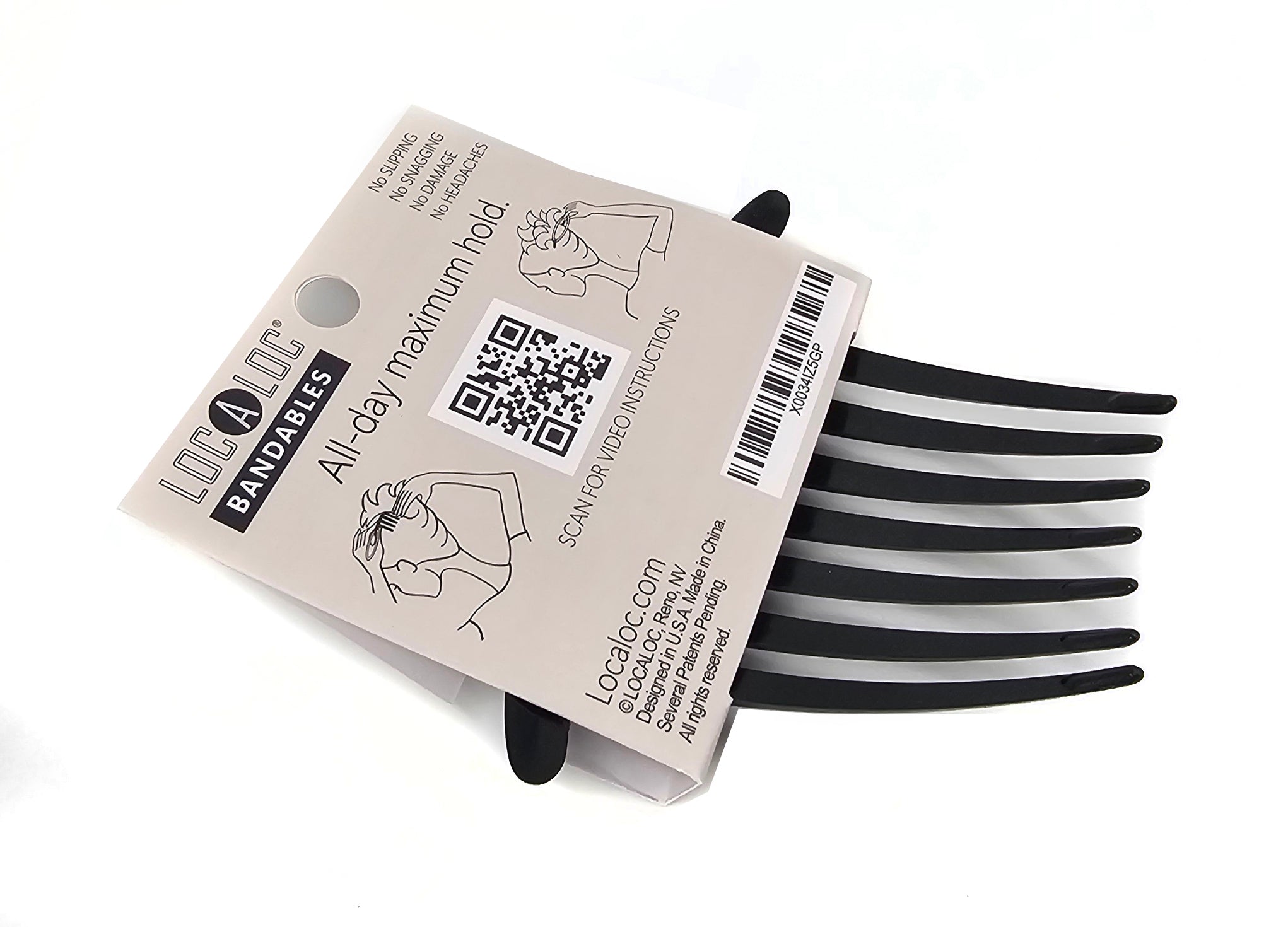 BANDETTE COMB is the comfortable and secure way to style your hair ...